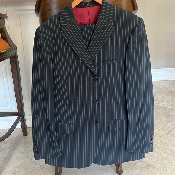 Valentino | Suits & Blazers | Valentino Mens Pinstripe Suit | Poshmark